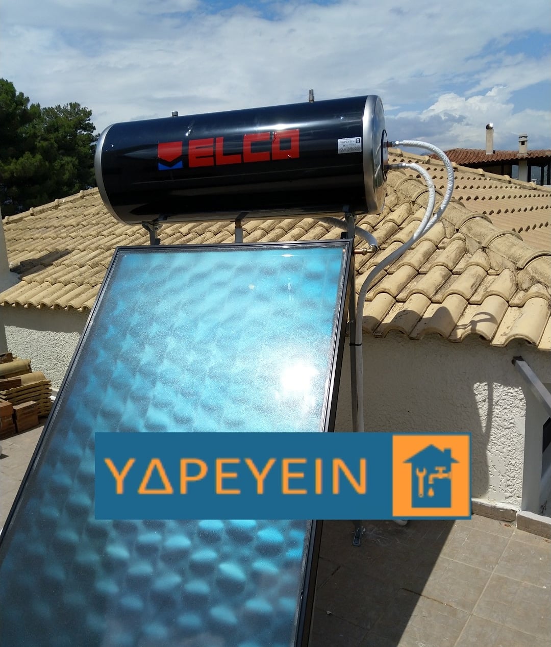 Αντικατάσταση - τοποθέτηση - εγκατάσταση Ηλιακού θερμοσίφωνα