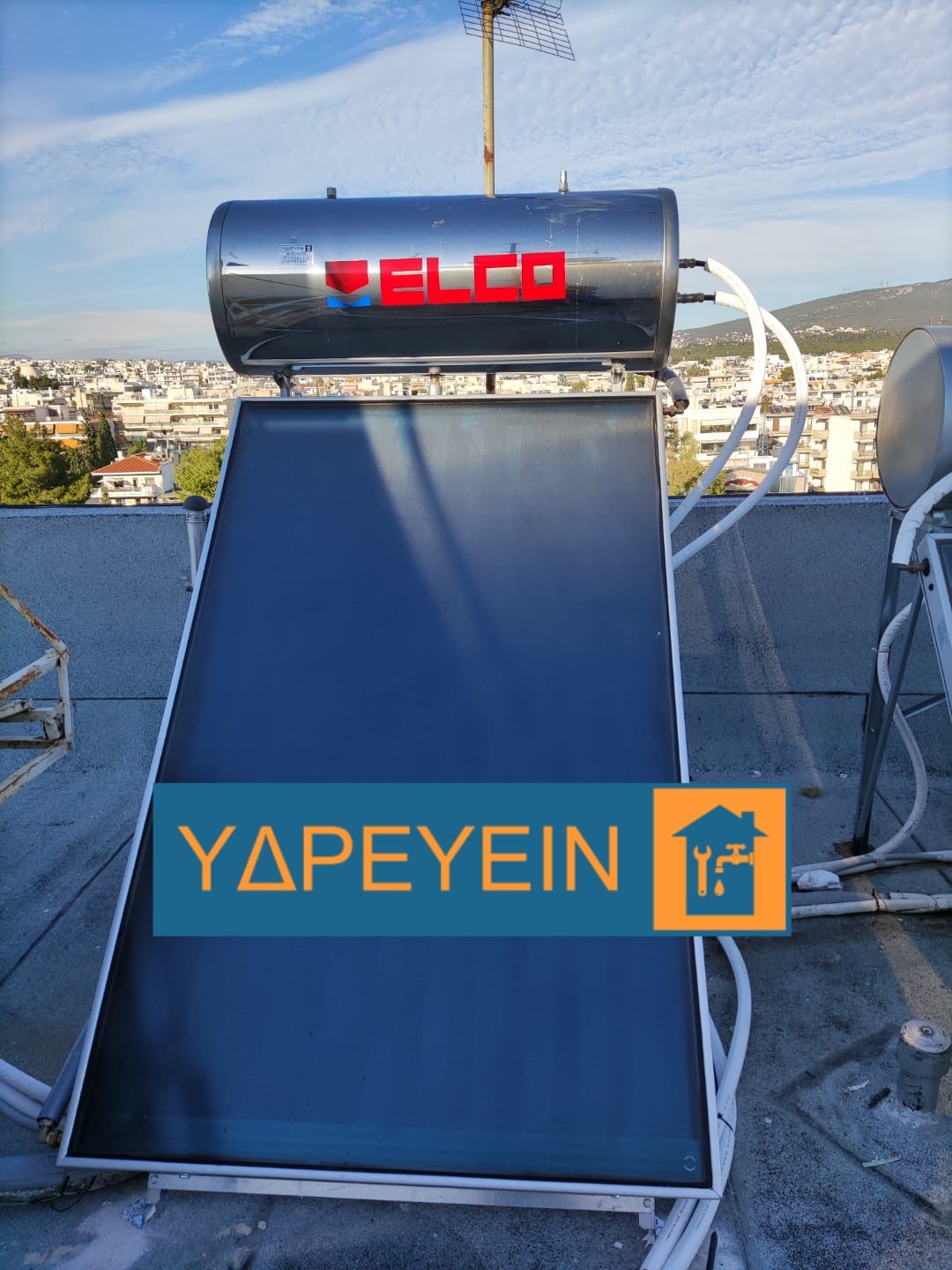 Αντικατάσταση - τοποθέτηση - εγκατάσταση Ηλιακού θερμοσίφωνα